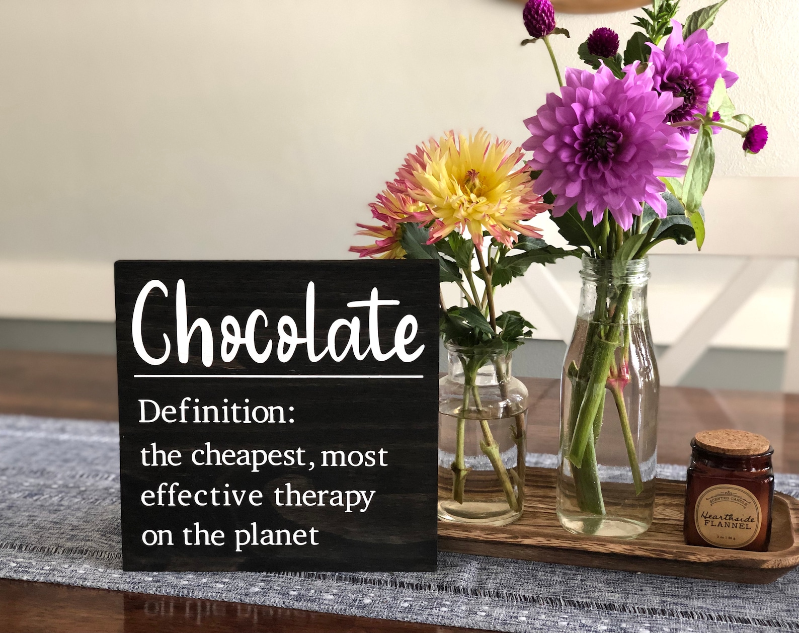 Chocolate Definition Wood Sign | Chocolate Lover Signs for the Home ...