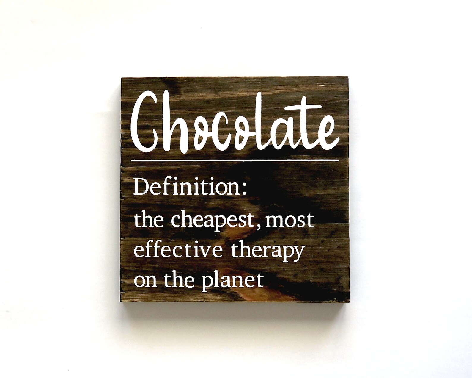 Chocolate Definition Wood Sign Chocolate Lover Signs for the | Etsy