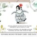 60 Pre-filled Baby Shower Bingo Cards With Penguin, Greenery Blank ...