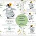 60 Pre-filled Baby Shower Bingo Cards With Penguin Greenery - Etsy