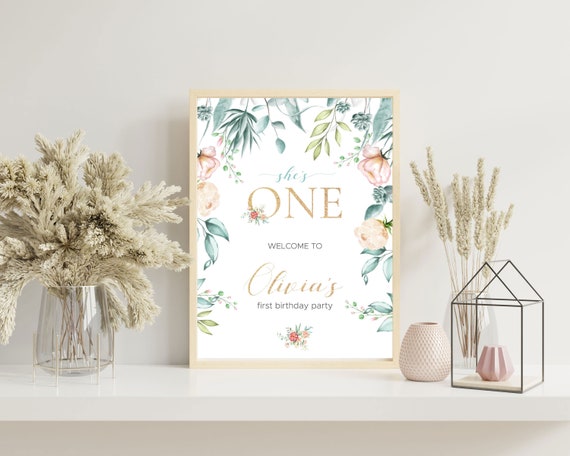 EDITABLE Welcome Sign Printable, Welcome Board, Custom Birthday Sign ...