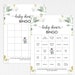 60 Printable Baby Shower Bingo Penguin Prefilled Bingo Cards - Etsy ...