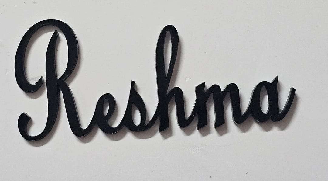 Acrylic Name Cutout for Cakes and Boxes - Etsy