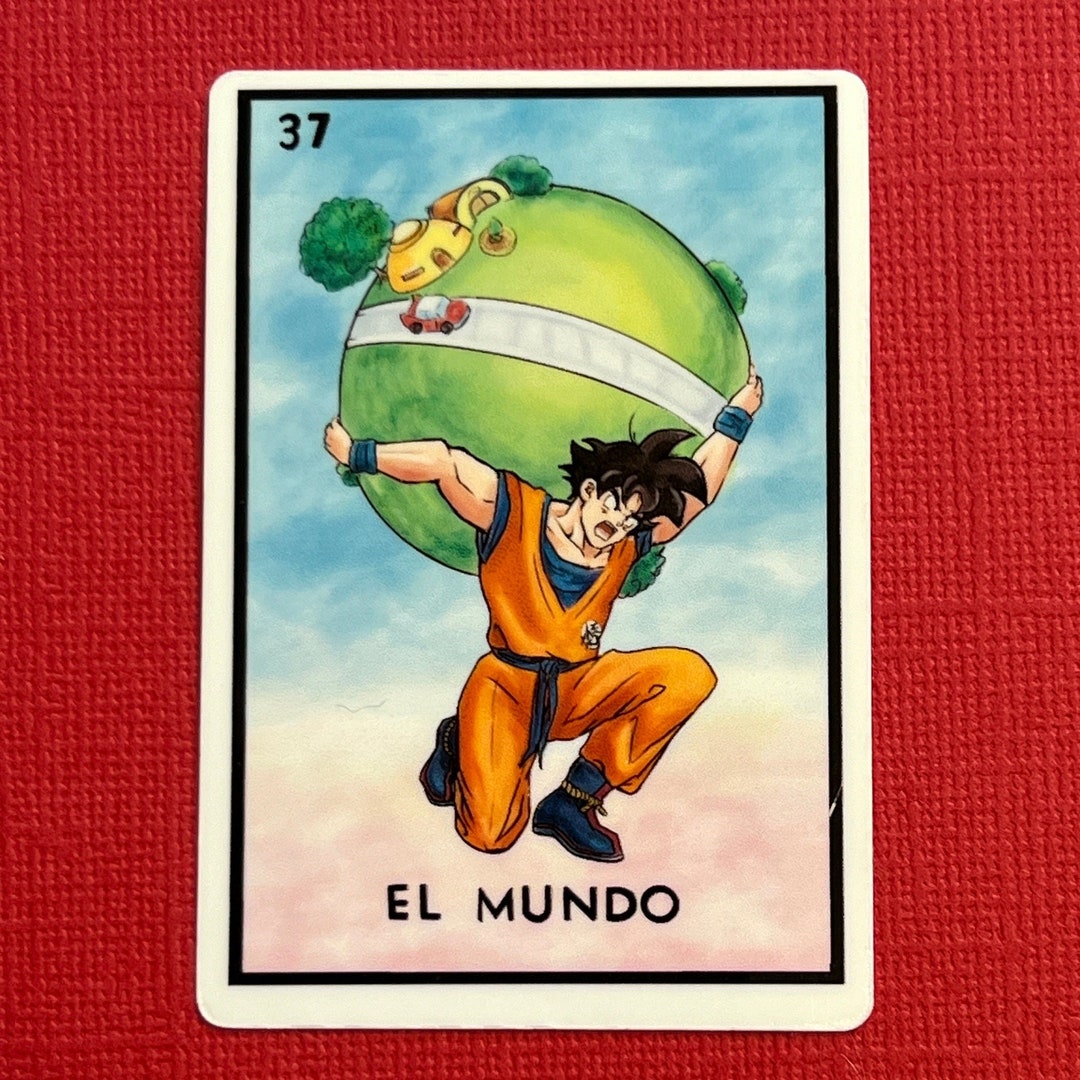 Anime Lotería El Mundo Sticker - Etsy