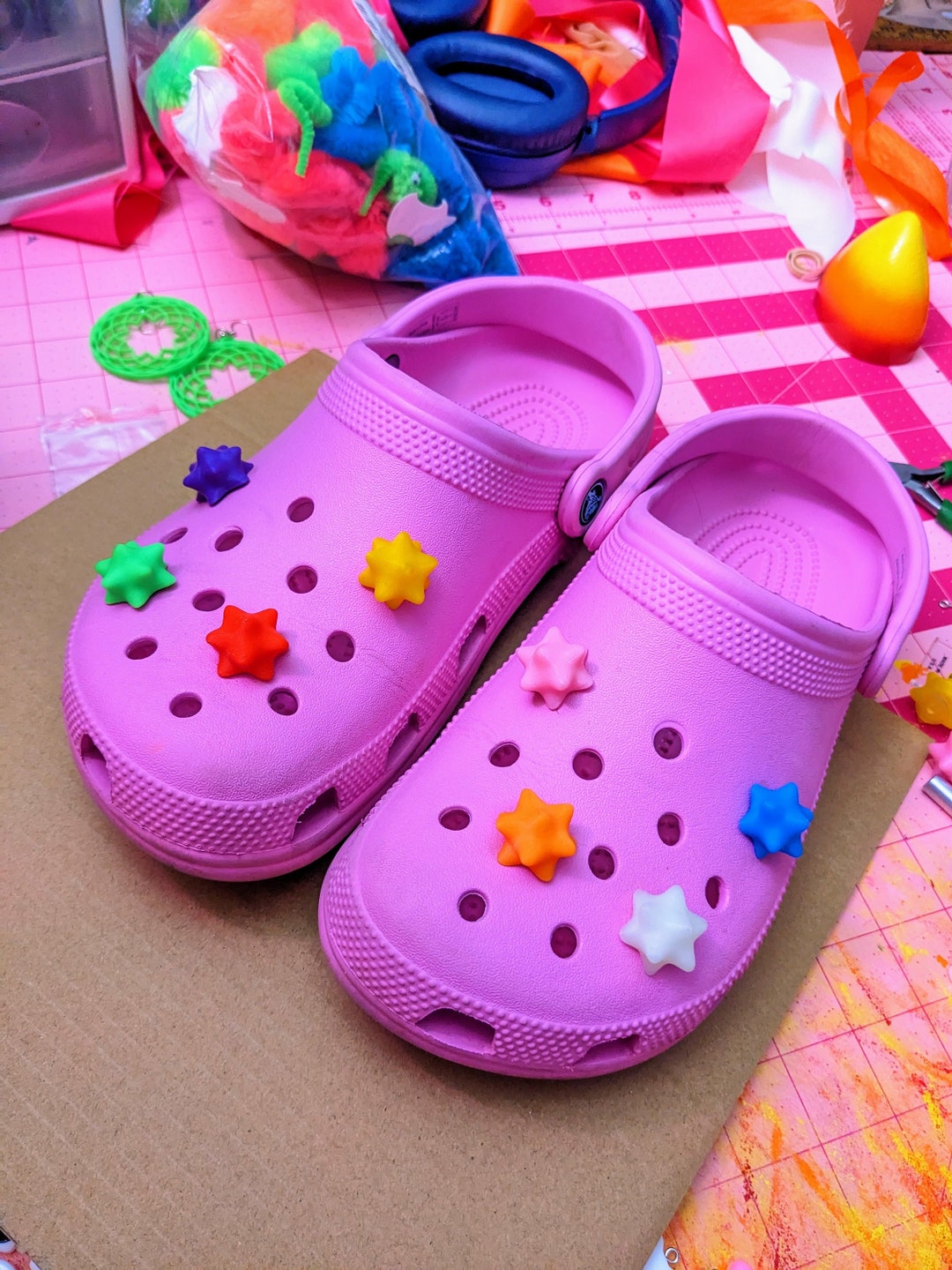 Star Candy Croc Charms - Etsy