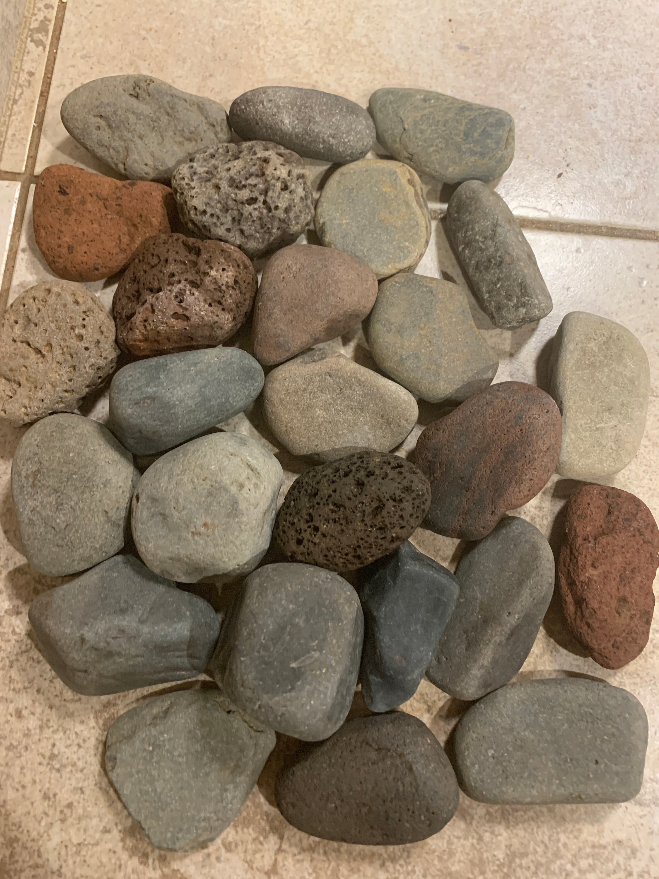 River Rocks, Multi Color Rocks, PNW Oregon Rocks, Garden Rocks ...