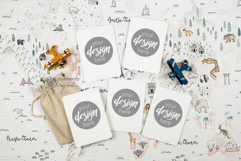 Pregnancy Baby Milestone Cards Mockup Travel Adventure Theme - Etsy