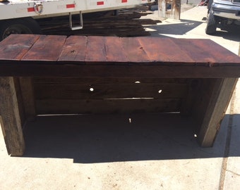 Barn wood desk | Etsy