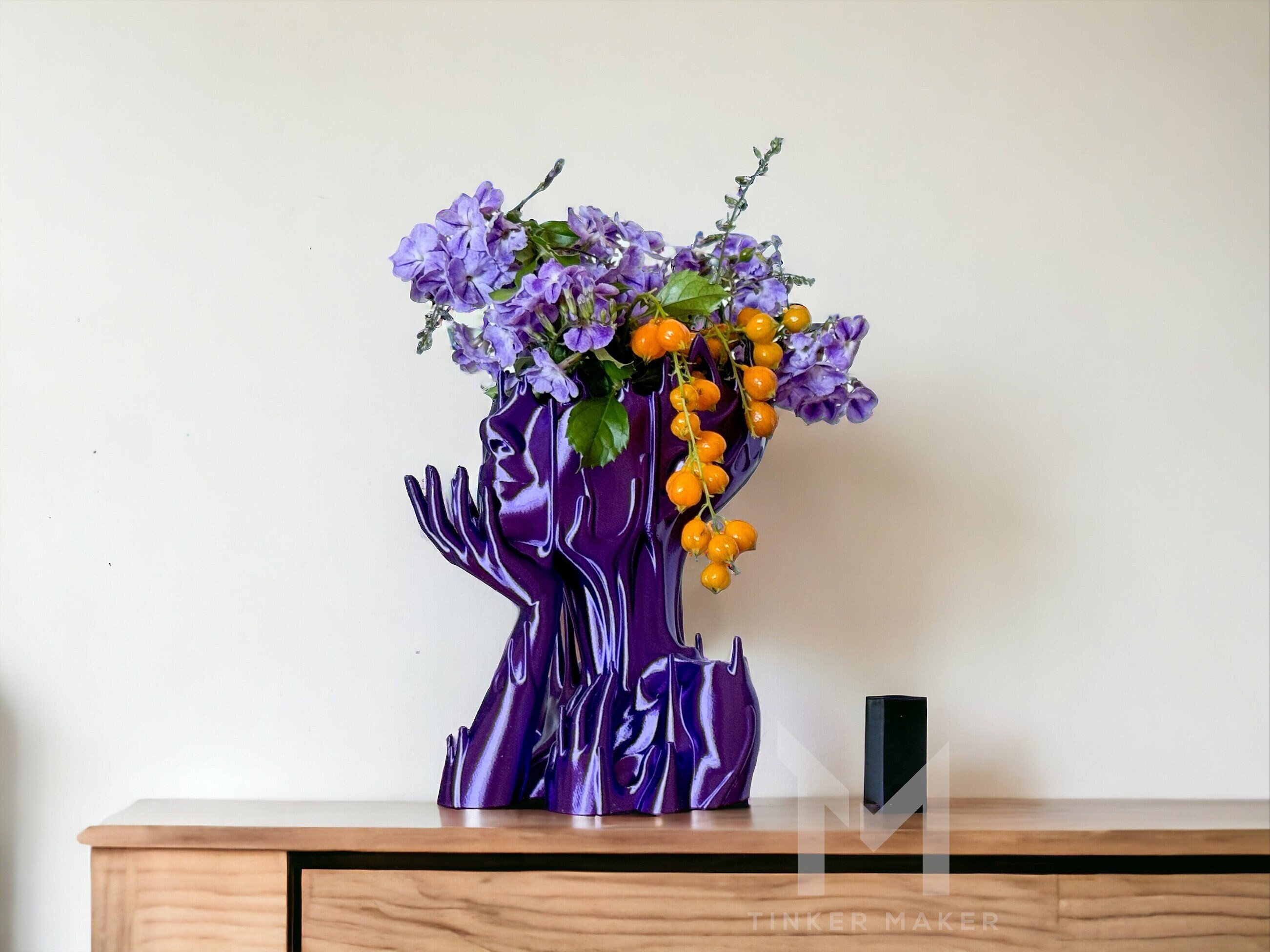 Melted Woman Face Planter | Goddess Head Succulent Pot With Drainage ...