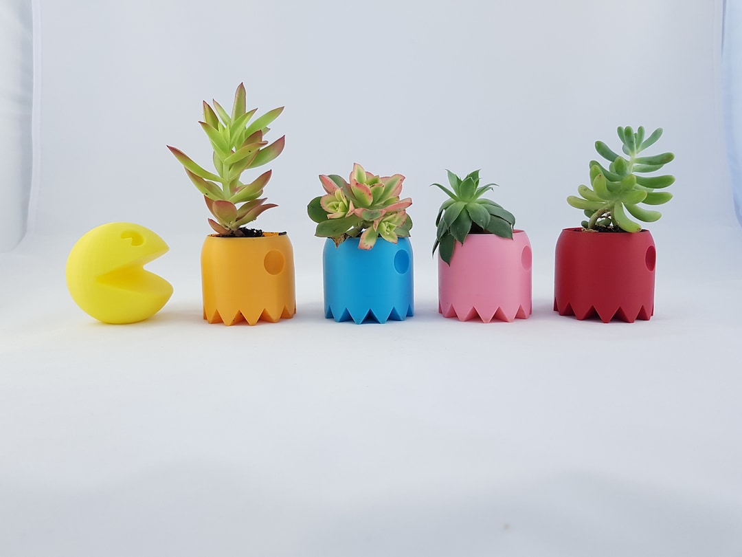 Retro Arcade Planter | Succulent Planter Set | Cactus Planter Pot ...