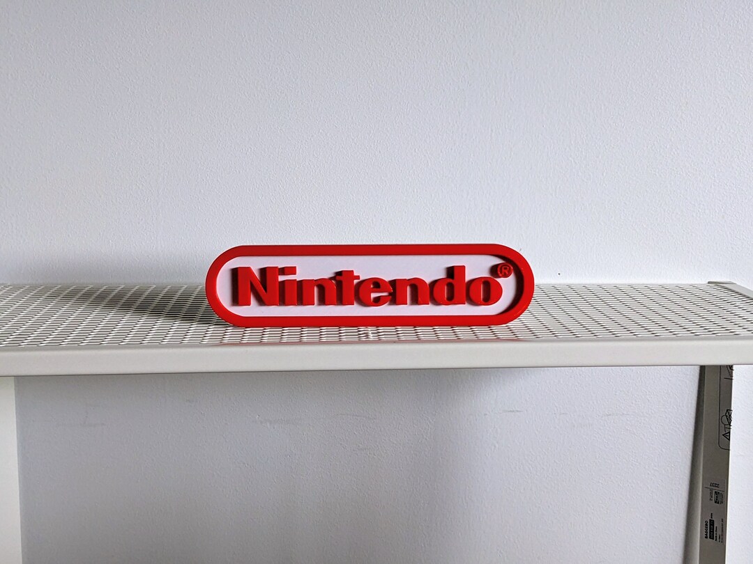 Nintendo Video Game Logo Sign | 3D Printed Game Room Gifts for Geeks - Etsy