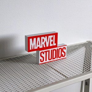 Marvel Studios Logo Sign - Gift Decor MCU Printed Art Man Cave - Etsy