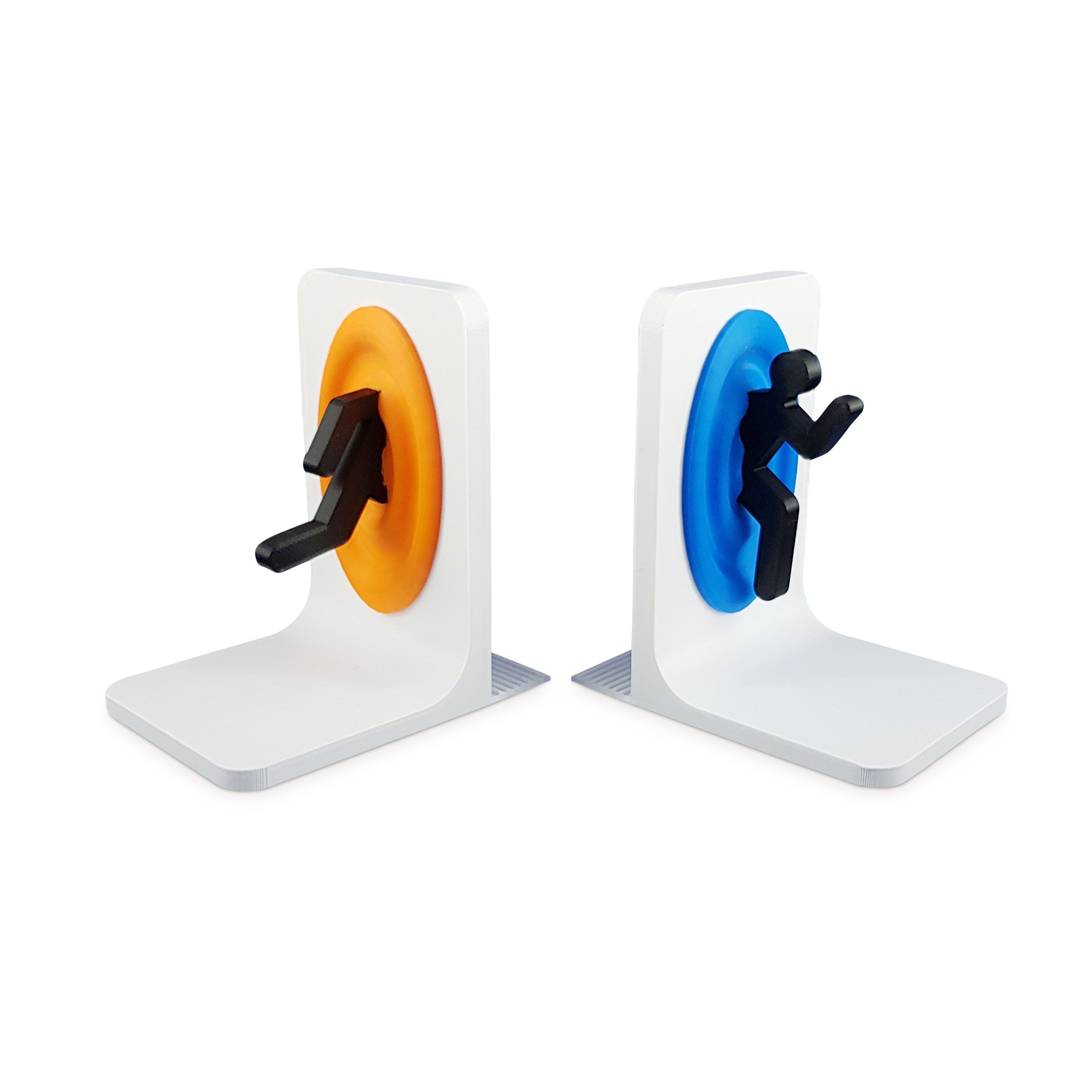 Portal Video Game Stand Rack Bookends 3D Printed - Etsy