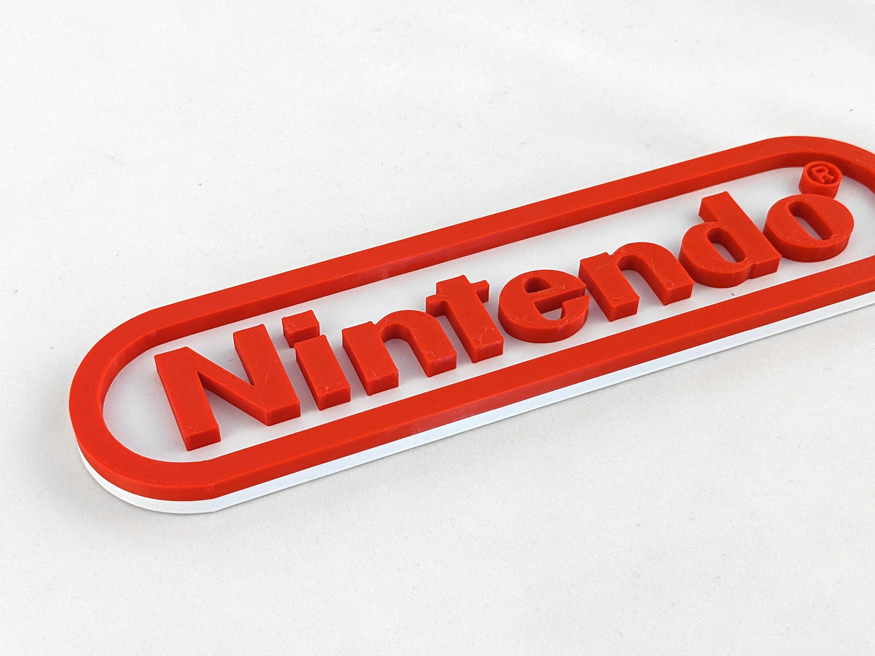 Nintendo Video Game Logo Sign | 3D Printed Game Room Gifts for Geeks ...