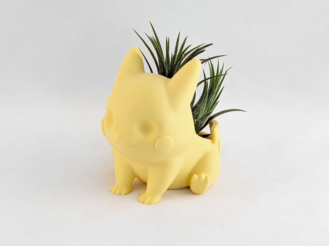 Cute Pikachu Air Plant Succulent Planter Pokemon Gift Medium - Etsy