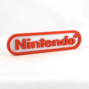 Nintendo Video Game Logo Sign | 3D Printed Game Room Gifts for Geeks - Etsy