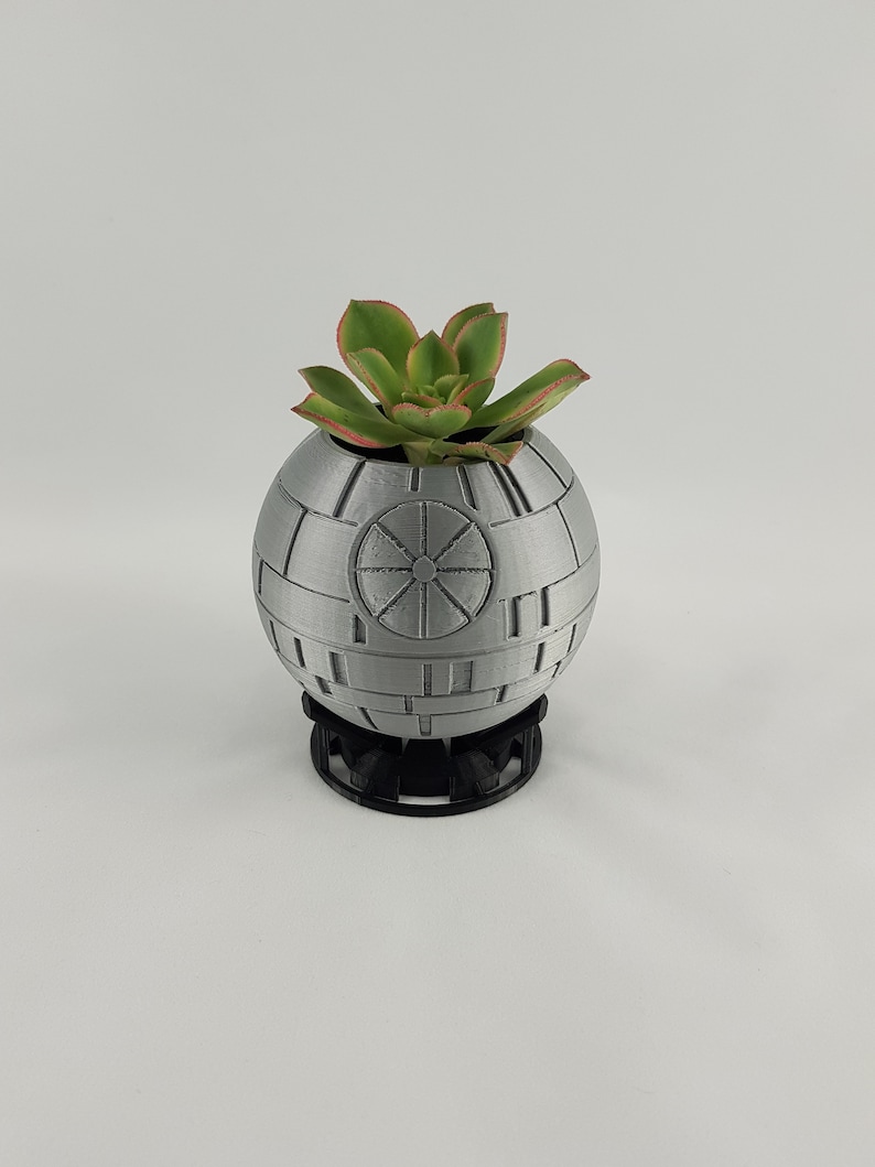 Death Star Planter Succulent Planter Pot Star Wars Geeky | Etsy