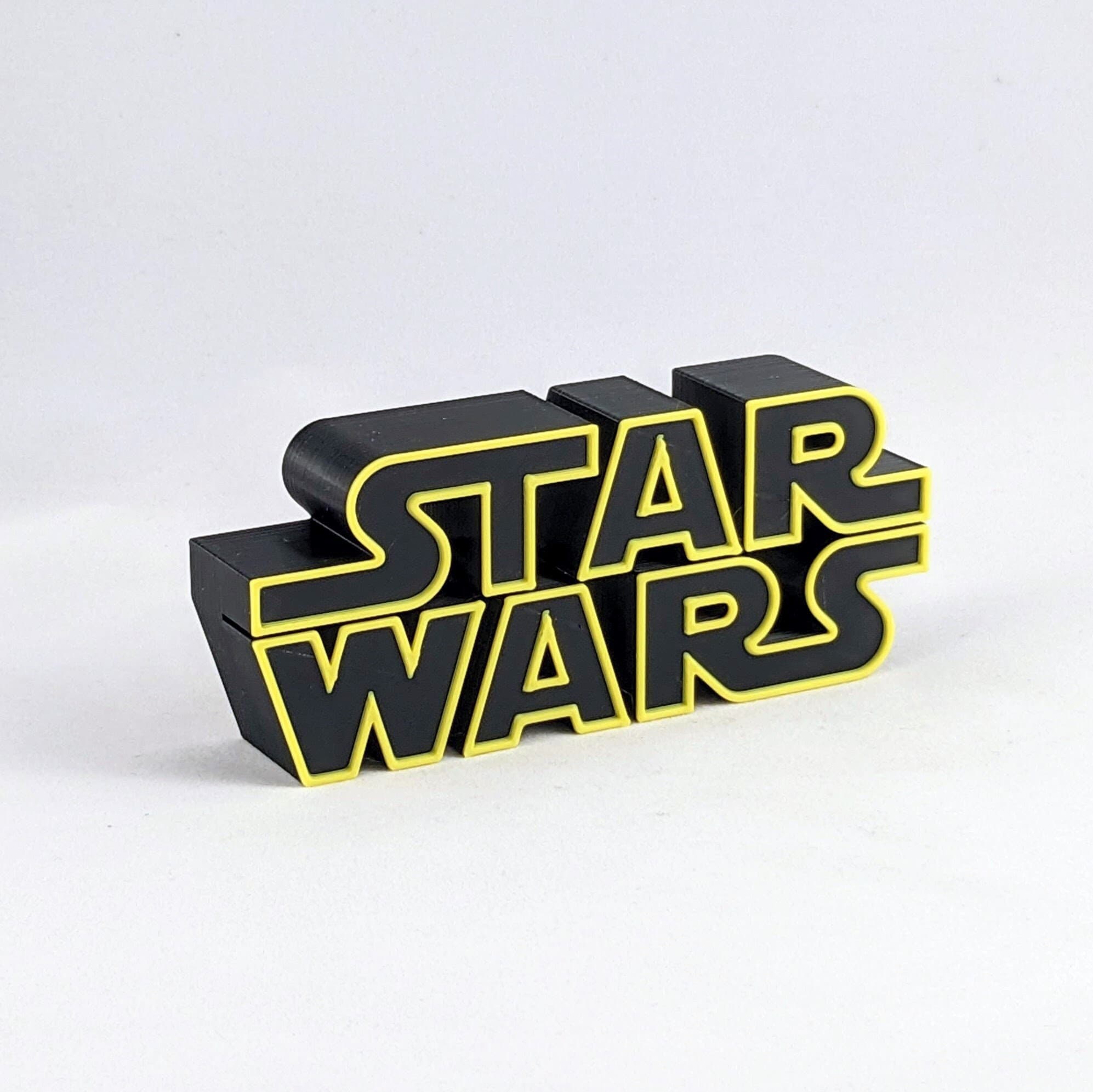 Star Wars Logo Sign Shelf Desk Decor 3D Printed Art - Etsy