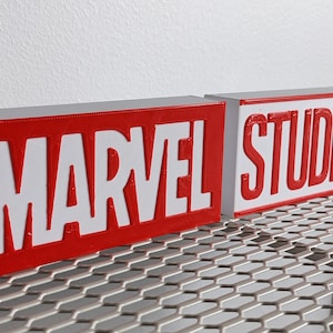 Marvel Studios Logo Sign - Gift Decor MCU Printed Art Man Cave - Etsy