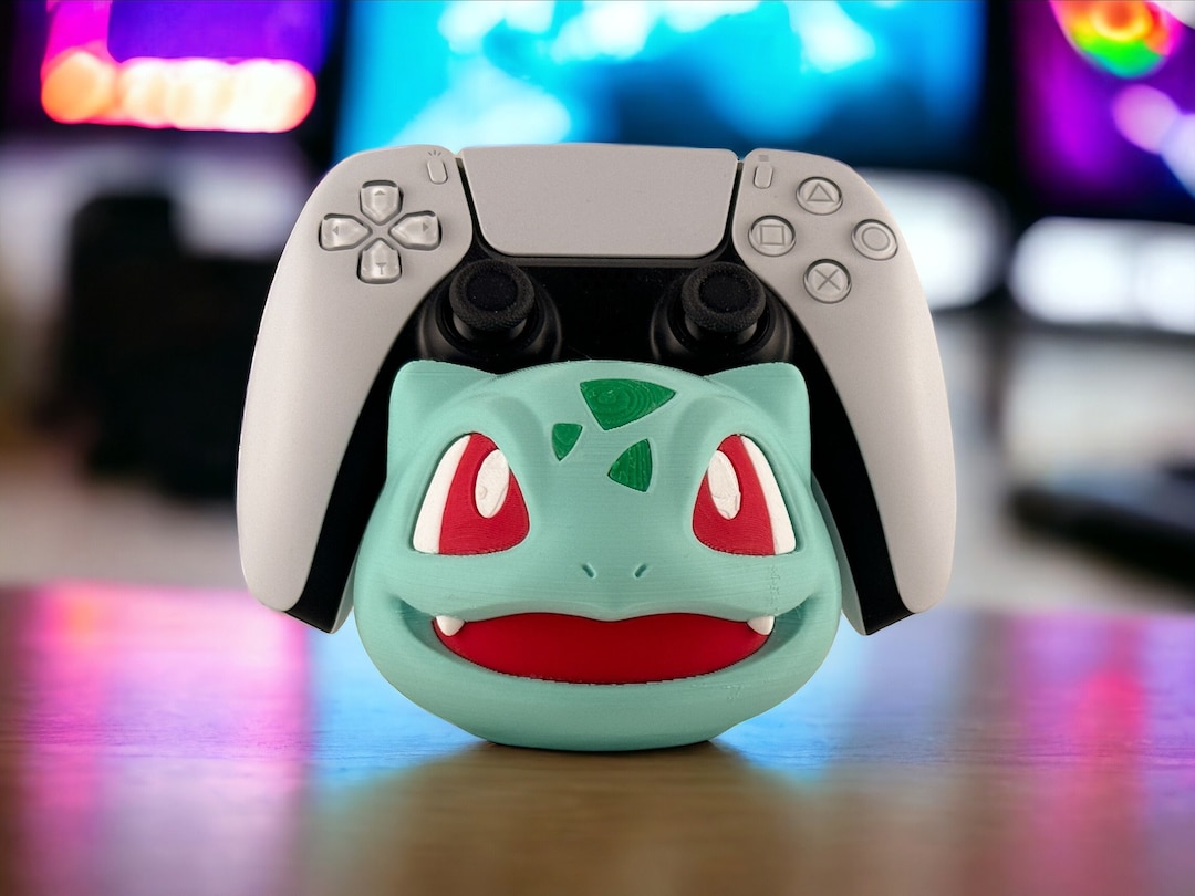 Bulbasaur Video Game Controller Holder Universal, Cute Gaming Accessory ...