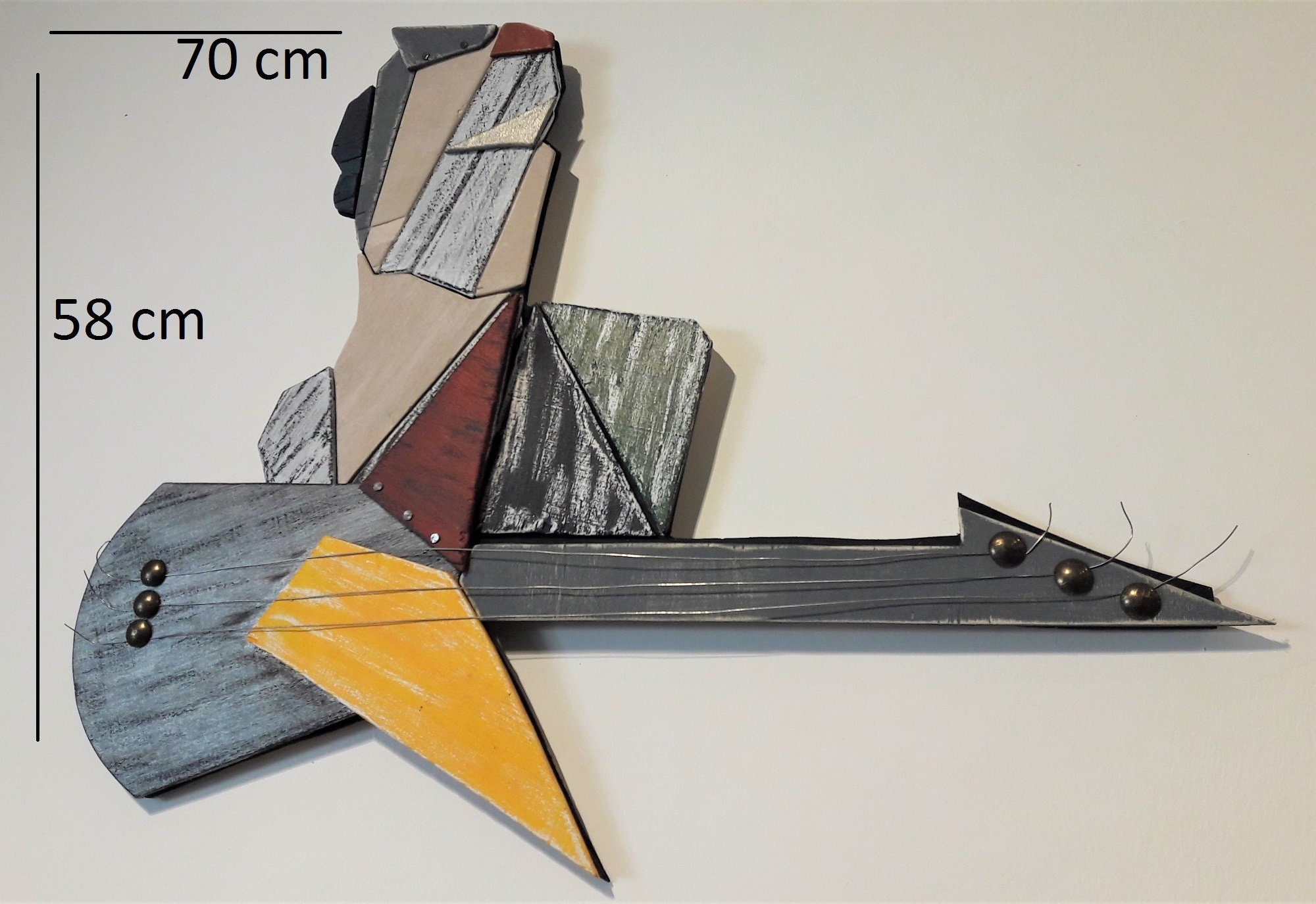 Geometric Musician Orchestra Wall Artrustic Wall Decor - Etsy