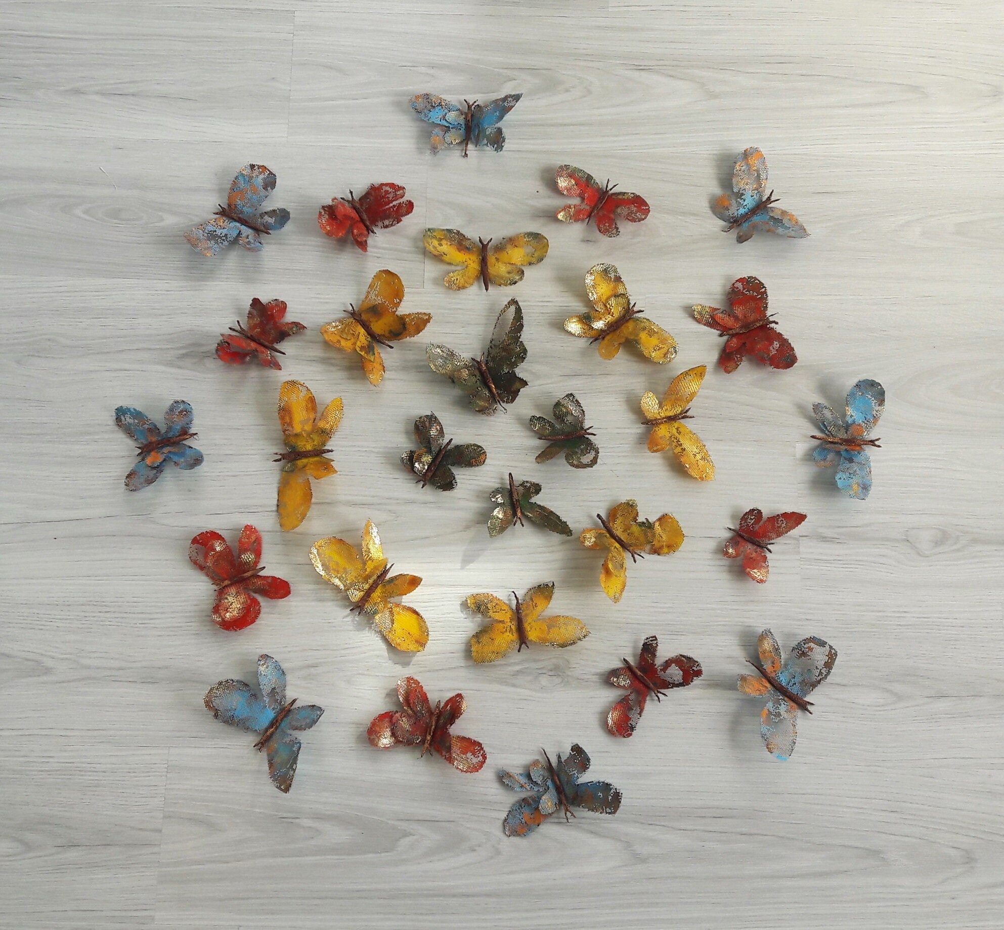 Metal Butterflys, 3D Butterfly Set of 28,butterflys Decoration, Metal ...