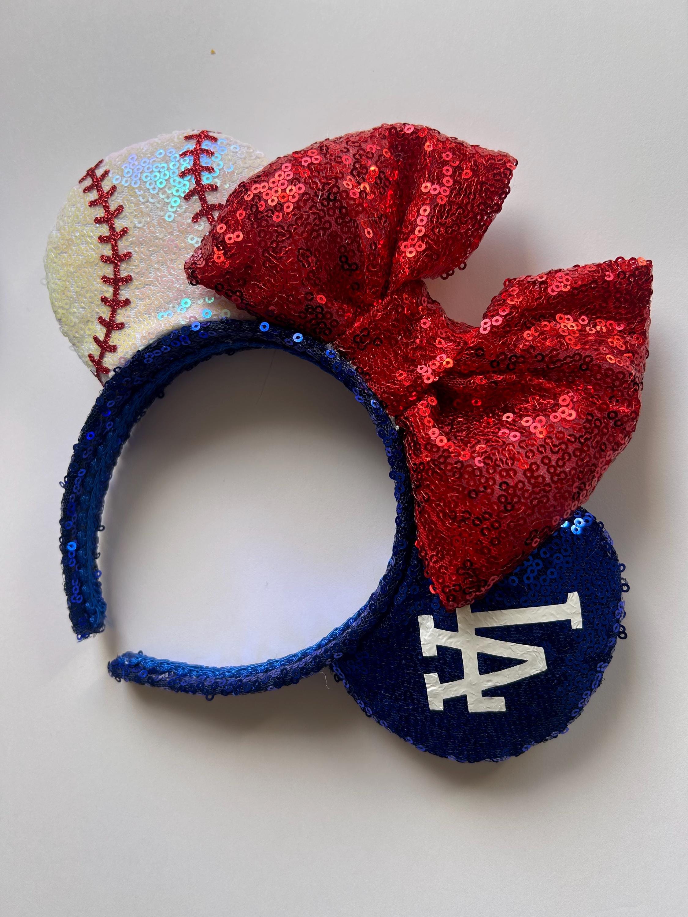 LA Dodgers Baseball Minnie Ears - Etsy