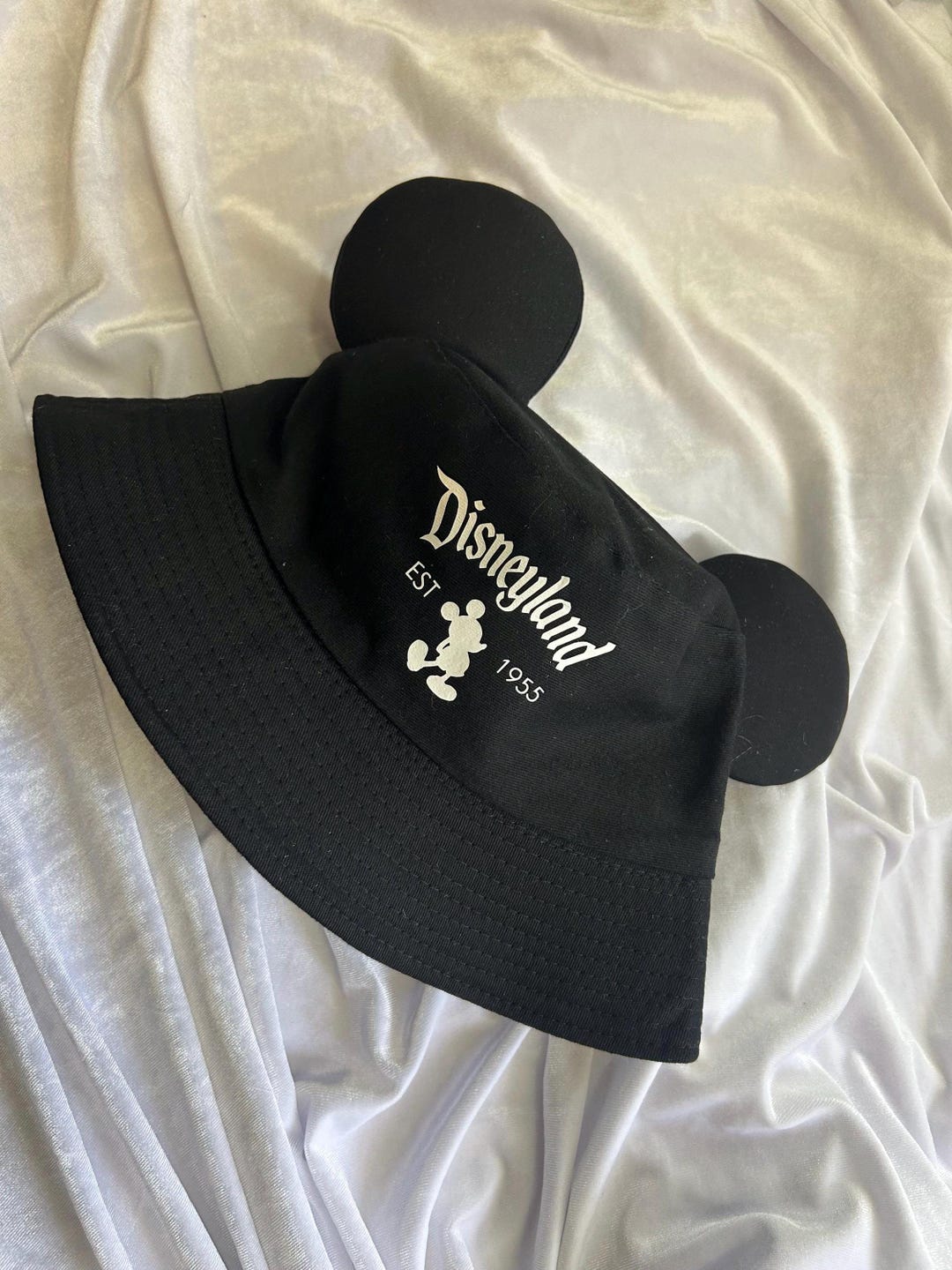 Black Mickey Mouse Bucket Hat Ears - Etsy
