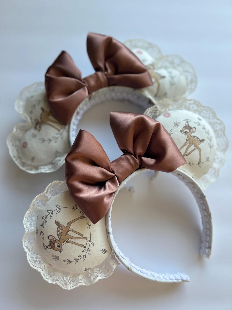 Bambi Minnie Lace Ears - Etsy