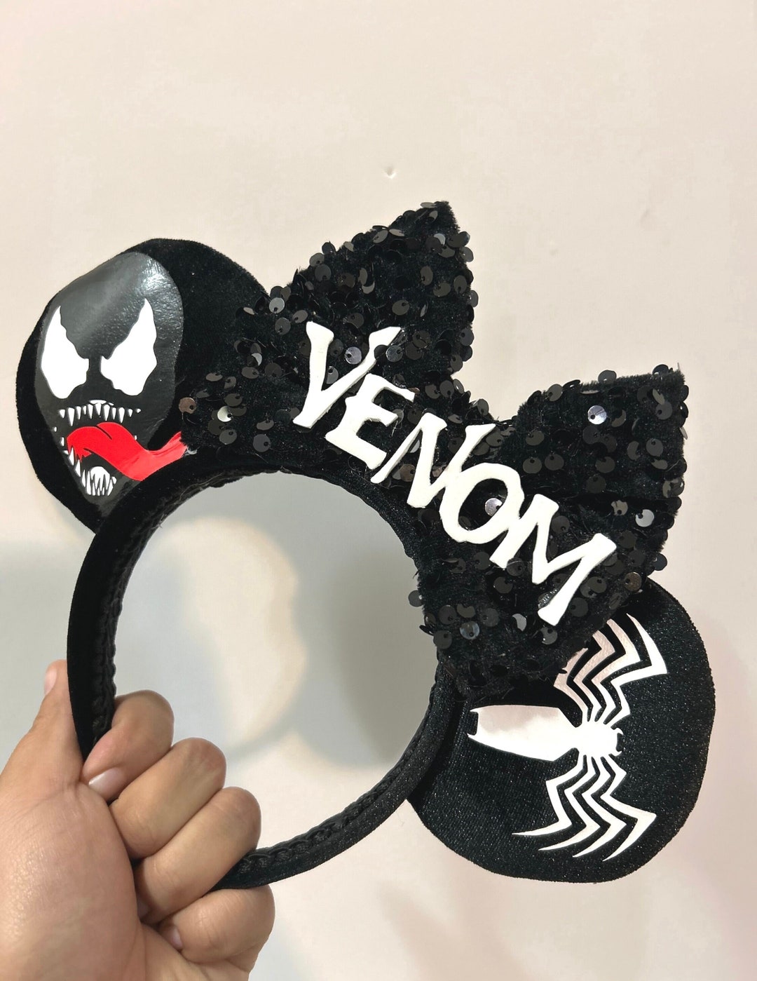 Venom Inspired Velvet Ears - Etsy