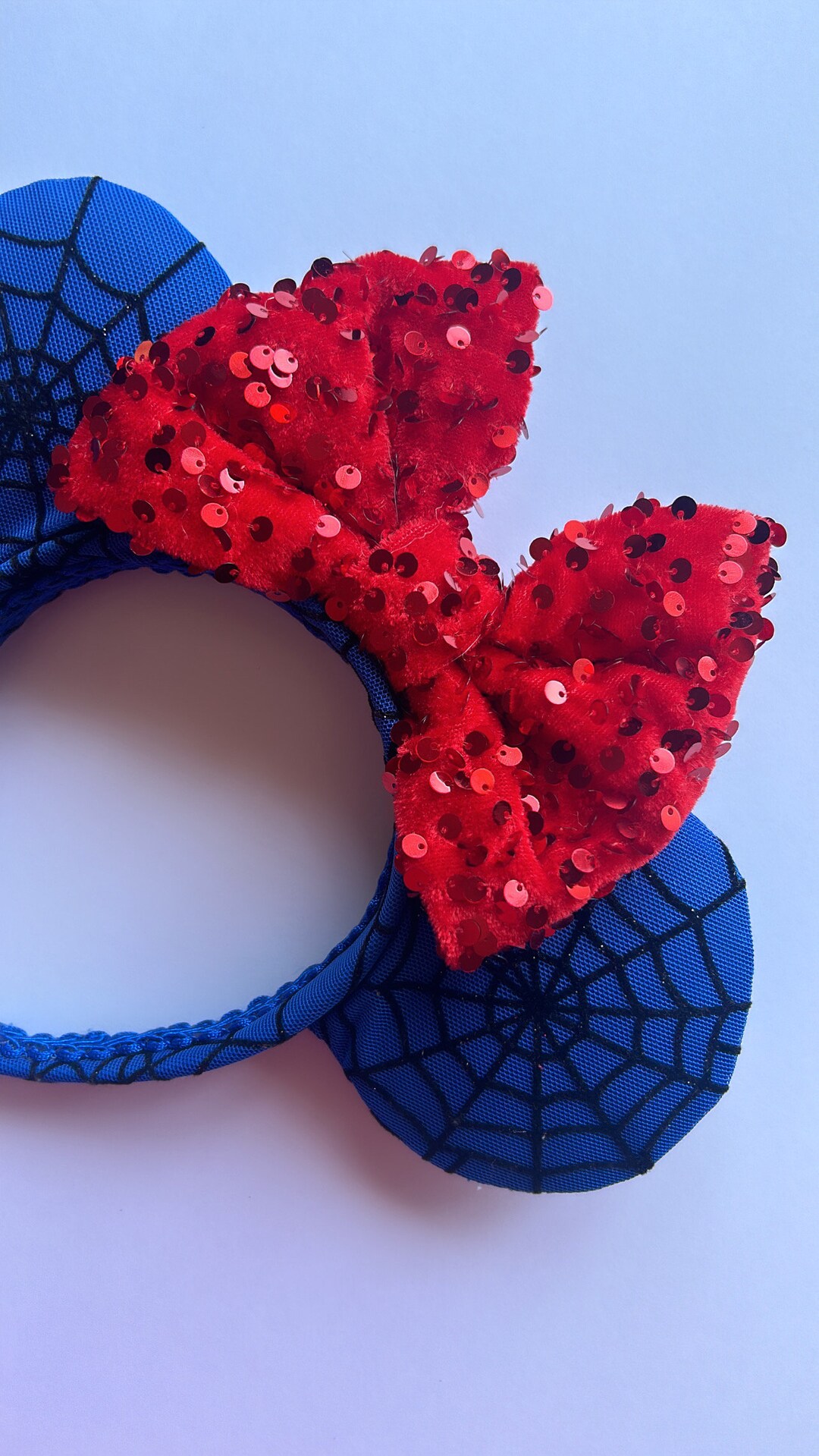 Spiderman Web Minnie Ears - Etsy