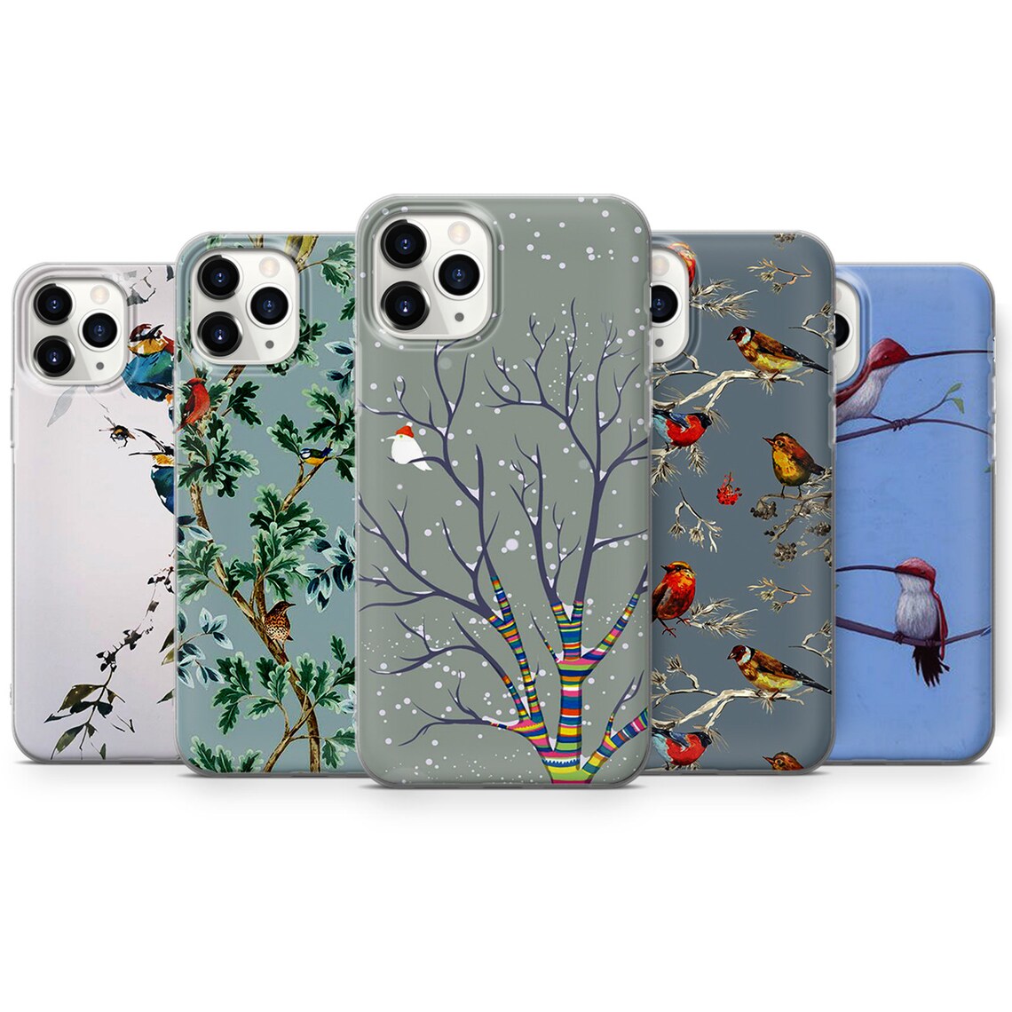 Birds Phone Case for Iphone 11 12 SE Pro 5 6 7 8 X XS XR - Etsy