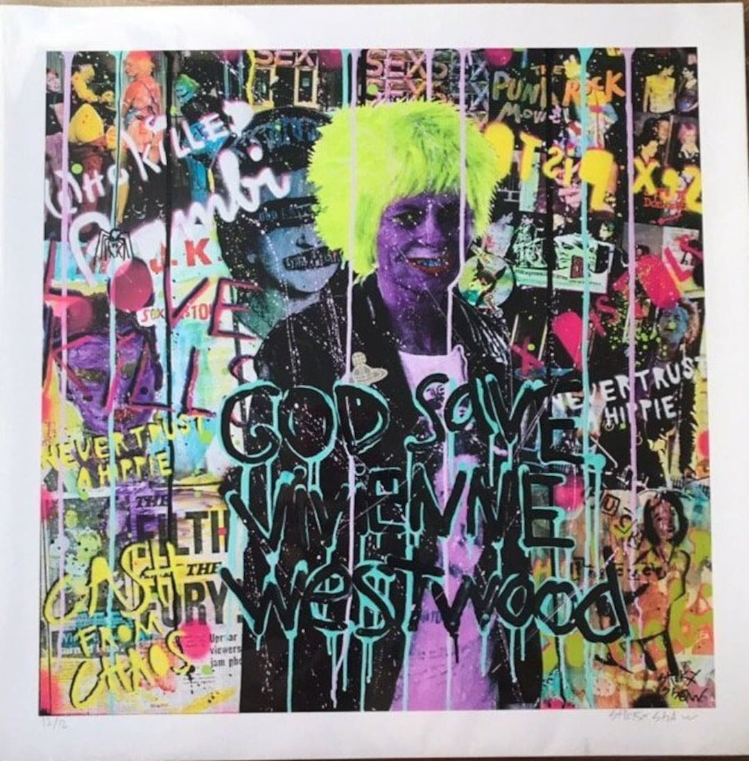 Print "god Save Vivienne Westwood" - Etsy