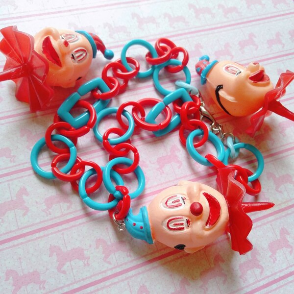 Clown Necklace - Etsy