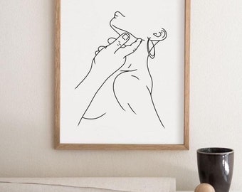 Sensual Line Art - Etsy