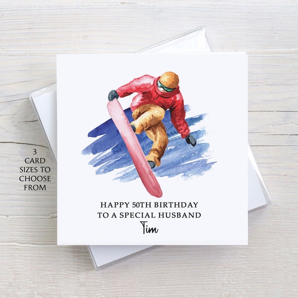 Winter Birthday Card - Etsy UK