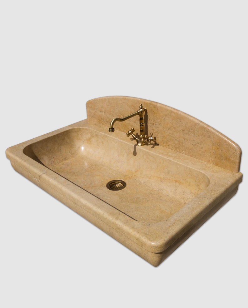 Stone Kitchen Sink - Etsy