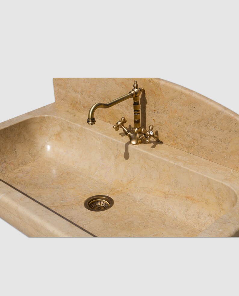 Stone Kitchen Sink - Etsy