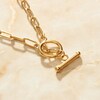 Gold Infinite Loop Pendant Necklace - Etsy