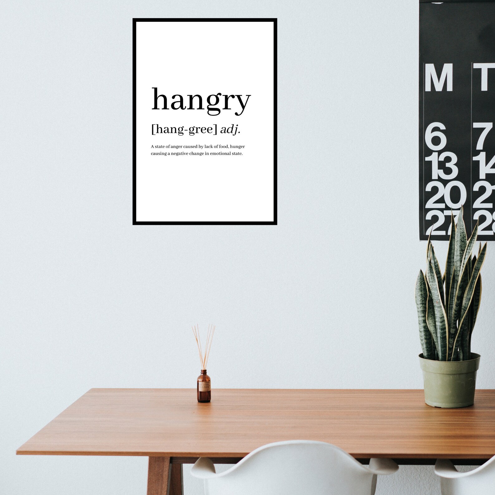 Hangry, INSTANT DOWNLOAD Art Print, Quote Prints, Funny Quotes, Wall ...