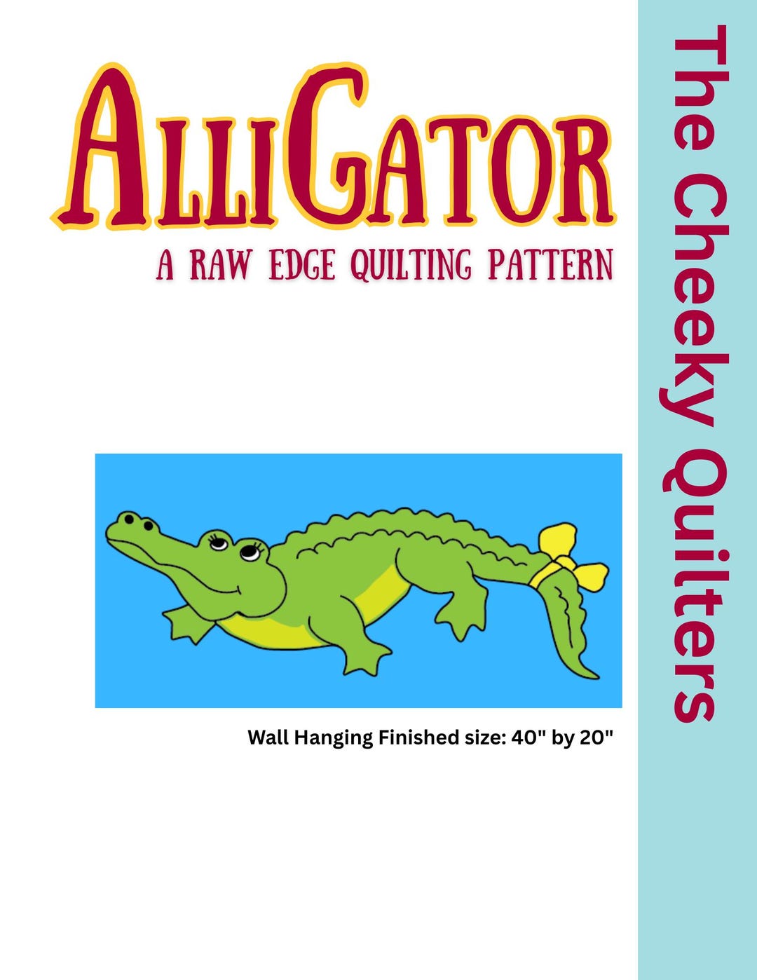 Alli Gator Quilt Pattern - Etsy