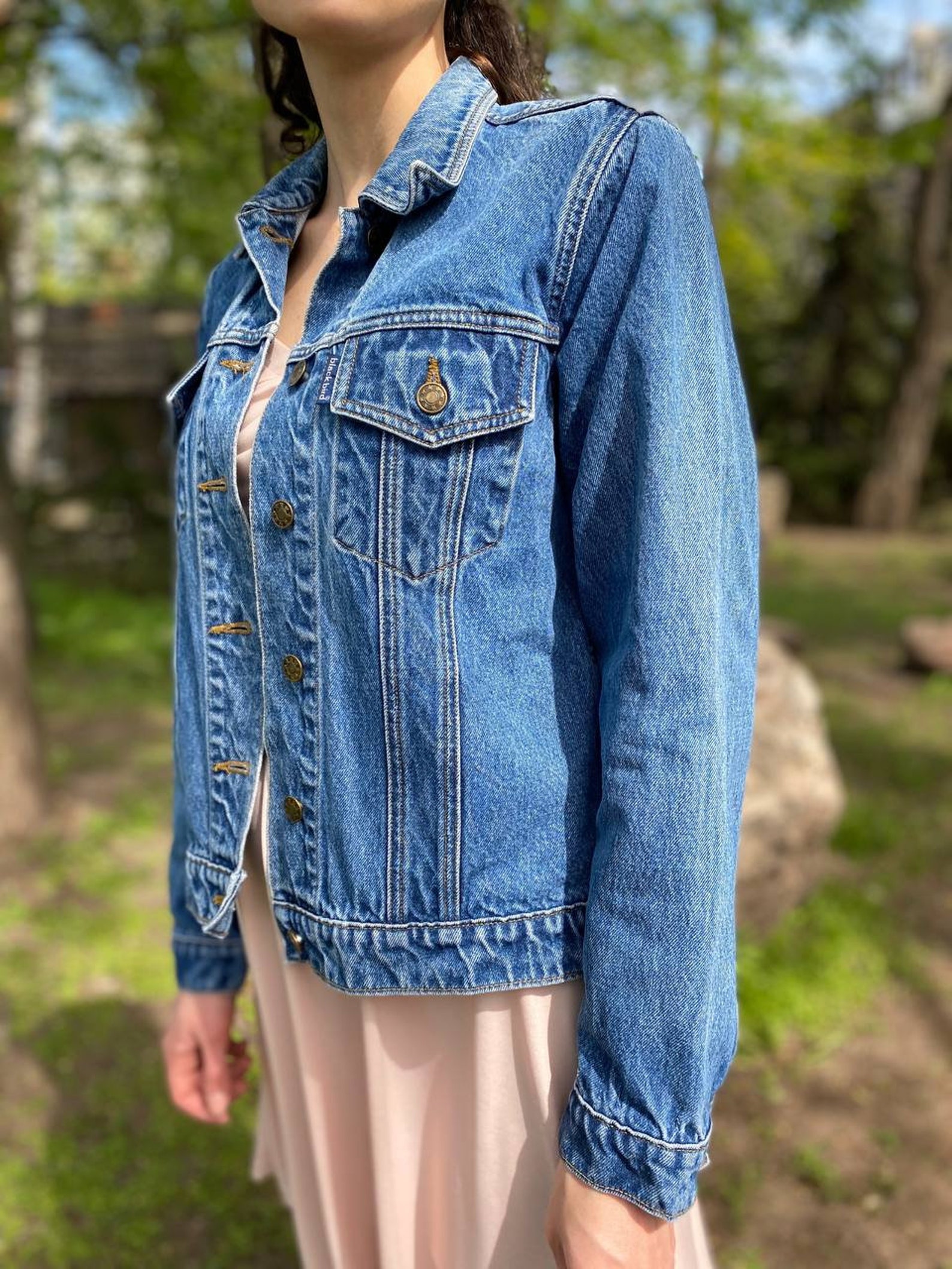 Hand Painted Anime Denim Jacket - Etsy