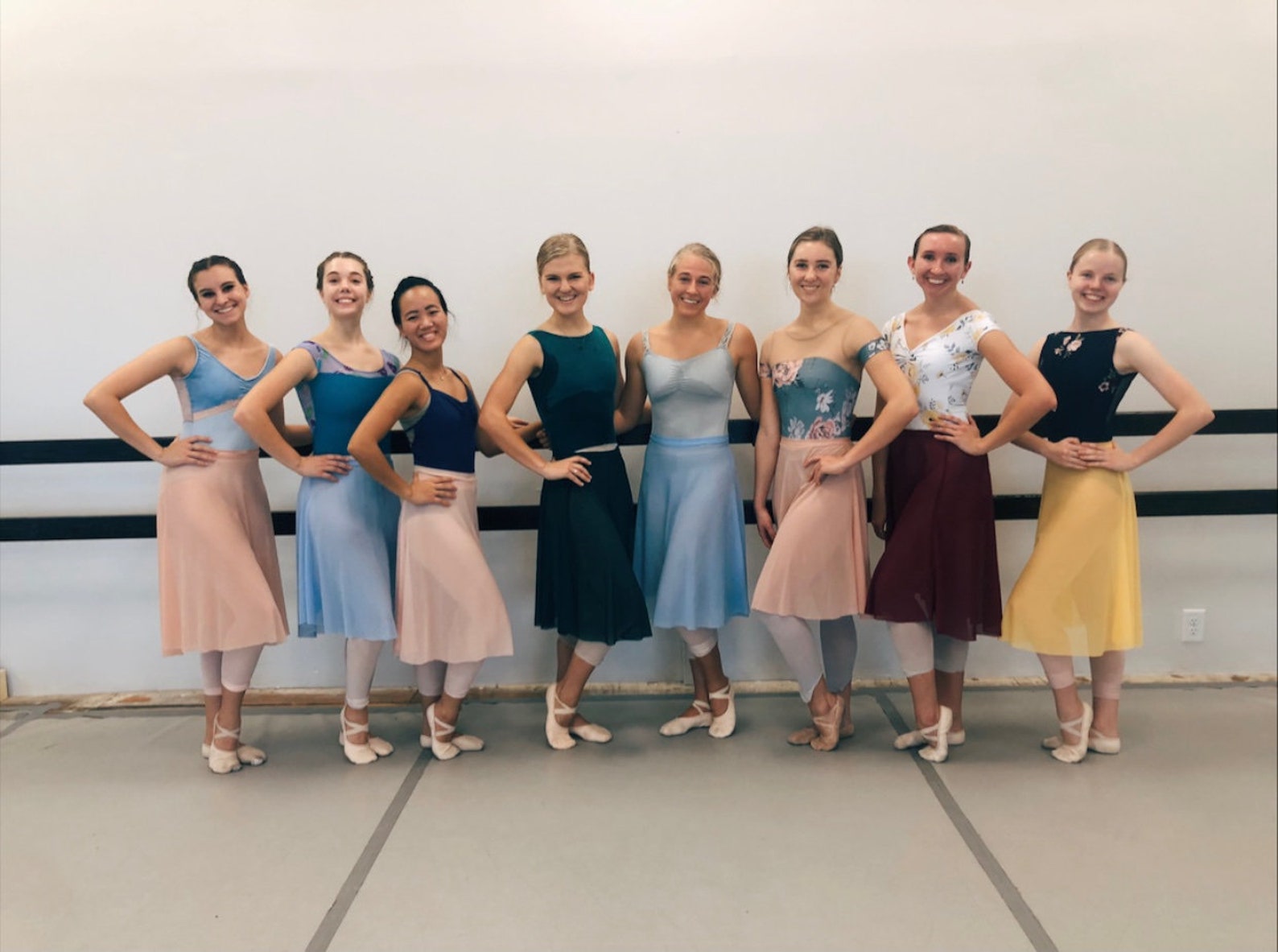 Custom Ballet Stretch Mesh Rehearsal Skirt - Etsy