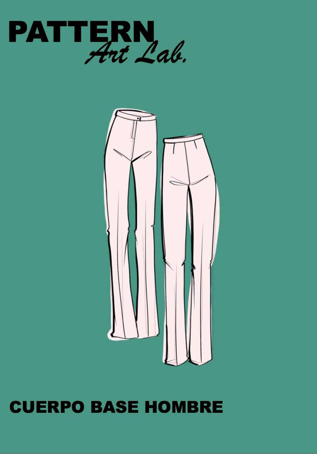 Multi-sizes Patterns for Men's Pants From Size 36 to 42 - Etsy