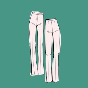 Multi-sizes Patterns for Men's Pants From Size 36 to 42 - Etsy