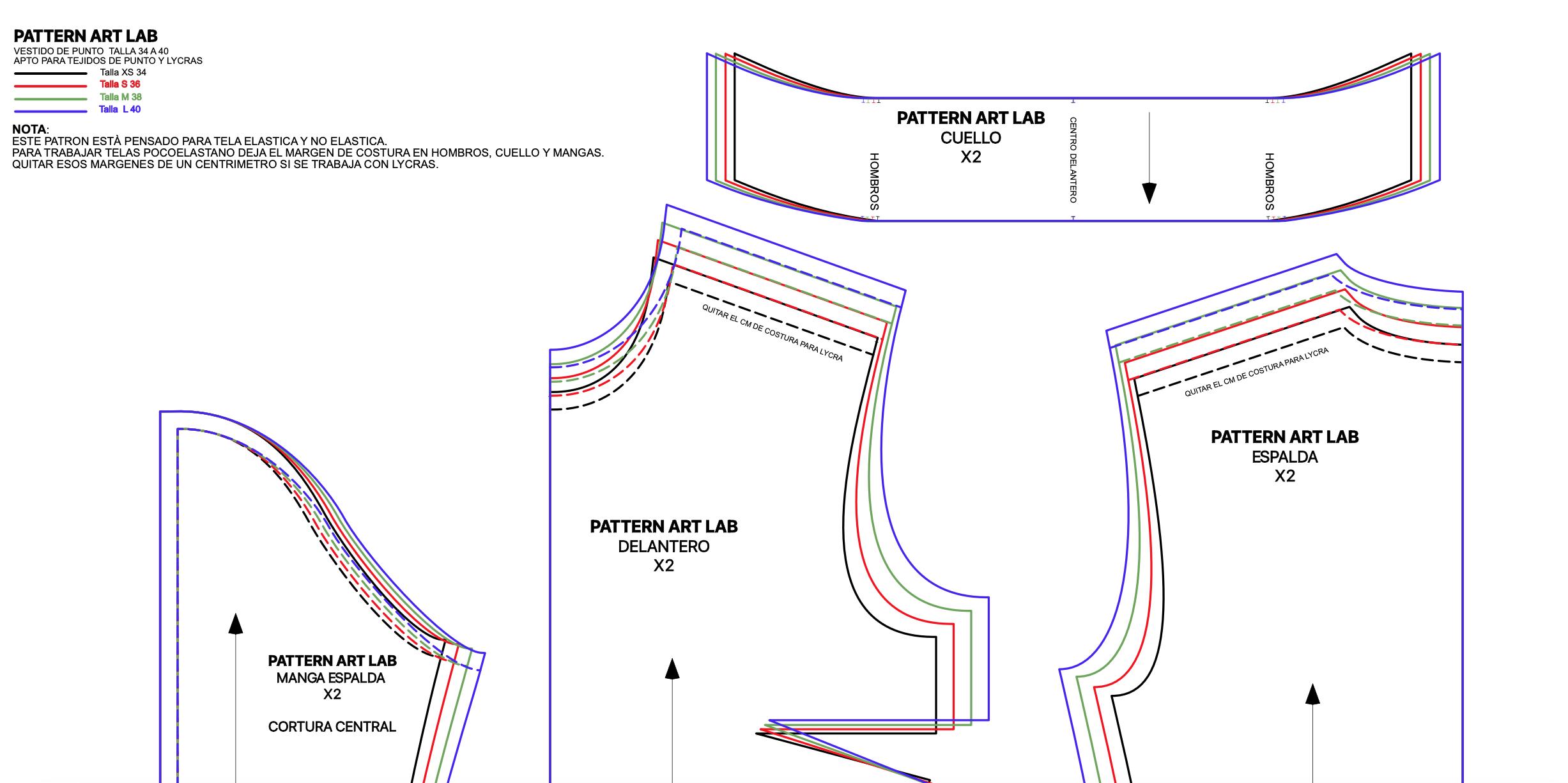 Pattern Making Lycra Dress - Etsy