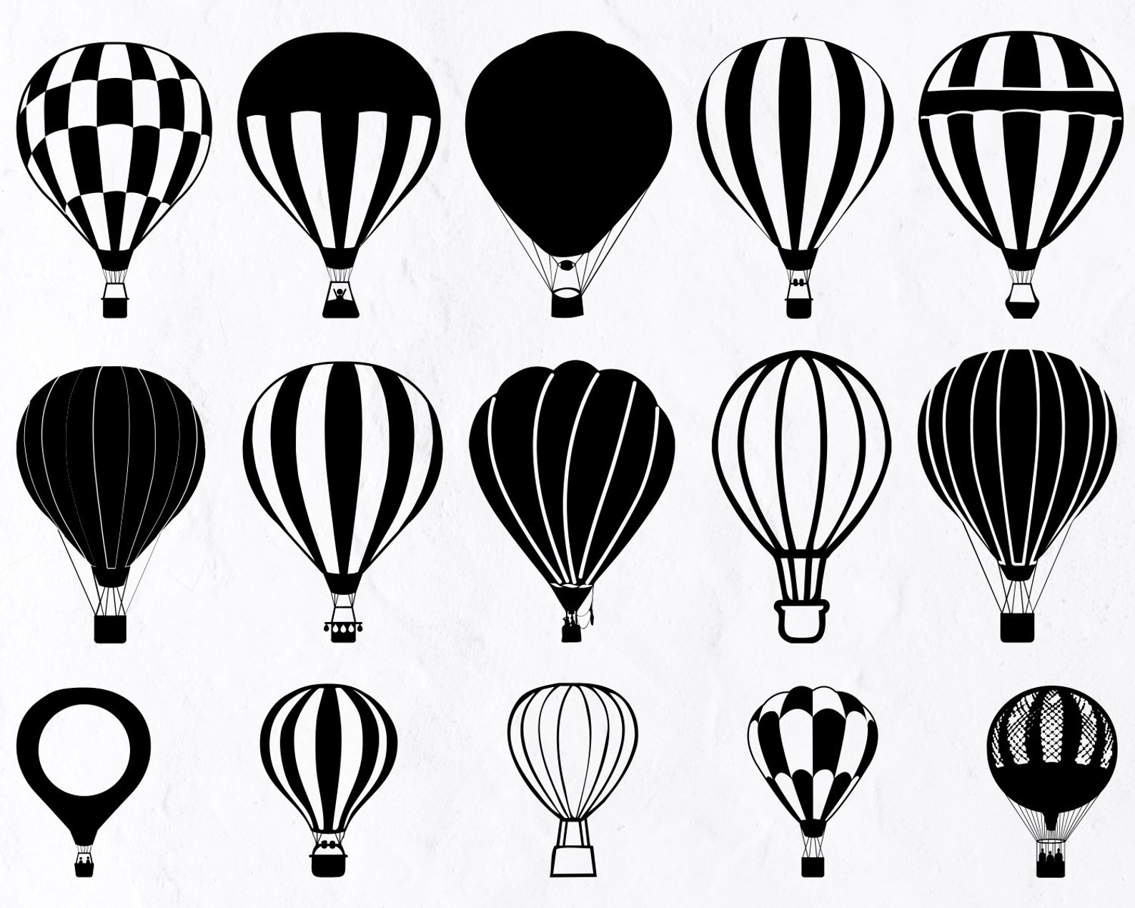 Hot Air Balloon SVG Bundle Hot Air Balloon Svg Air Balloon - Etsy