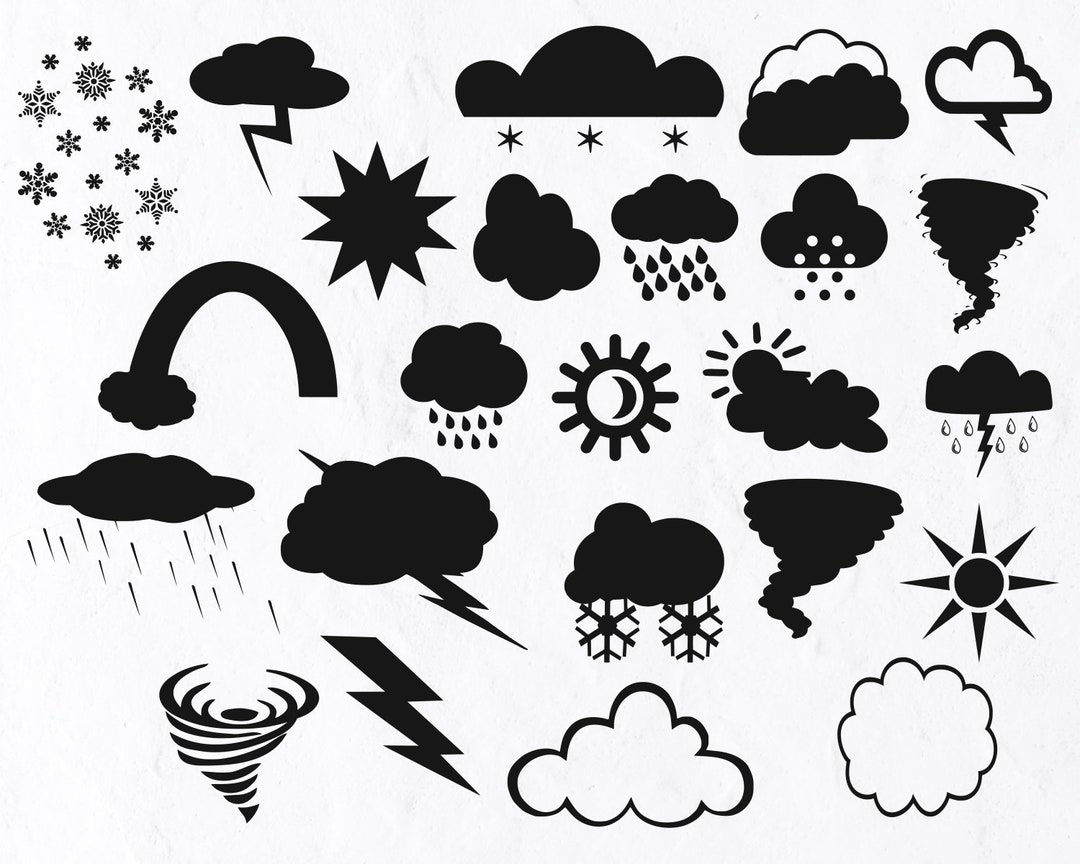 24 Weather SVG, Forecast, Weather, Cloud, Sky, Rain, Sun, Cloudy ...