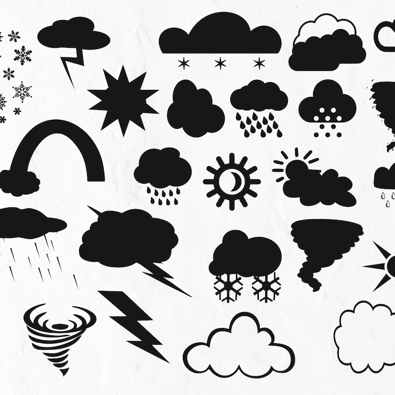 Weather Forecast Svg - Etsy Hong Kong