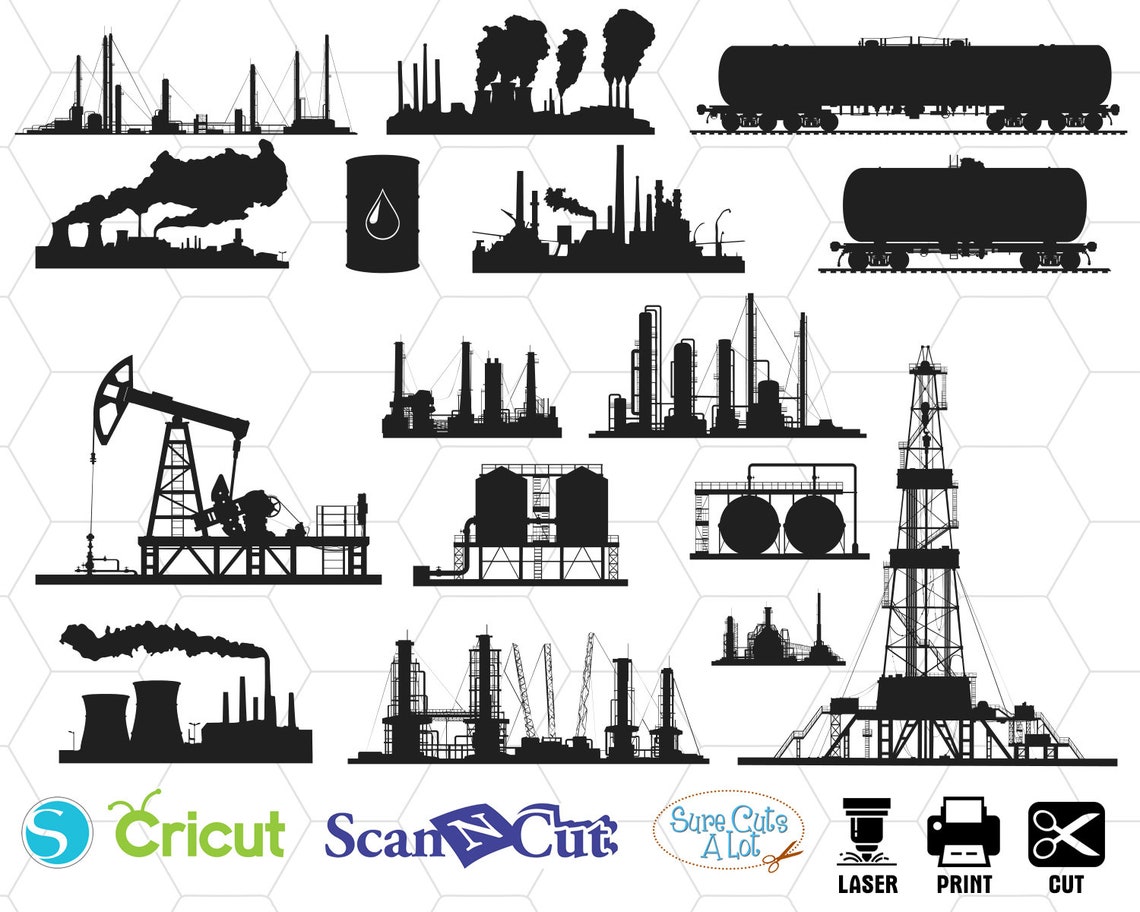 Oil and Gas Industry Svg, Oil Svg, Oilfield Svg, Gas Svg, Oilfield ...